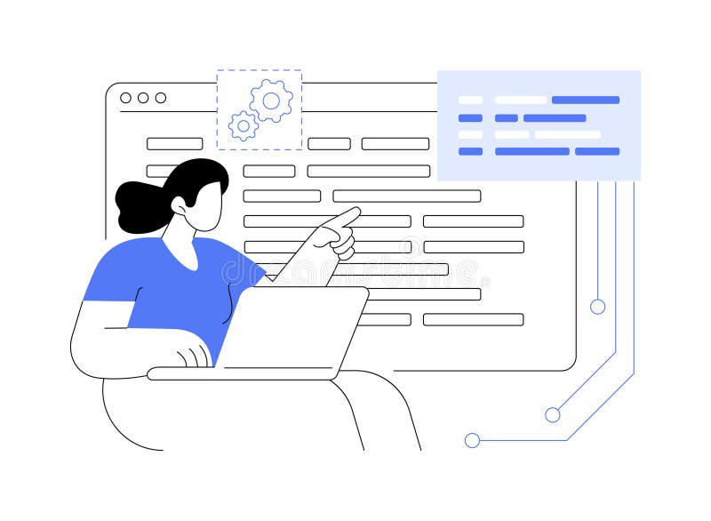 Software Development Tools Isolated Cartoon Vector Illustrations. Stock ...