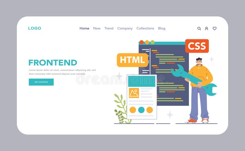 Software Development Web Banner or Landing Page. Coding, Stock Vector ... Software Development Web Banner or Landing Page. Coding, Stock Vector ...