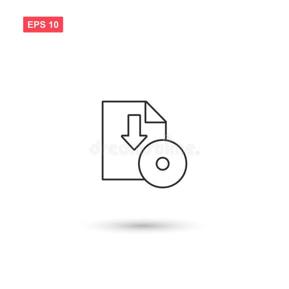 Software Download Icon Vector Design Isolated 4 Stock Vector ...