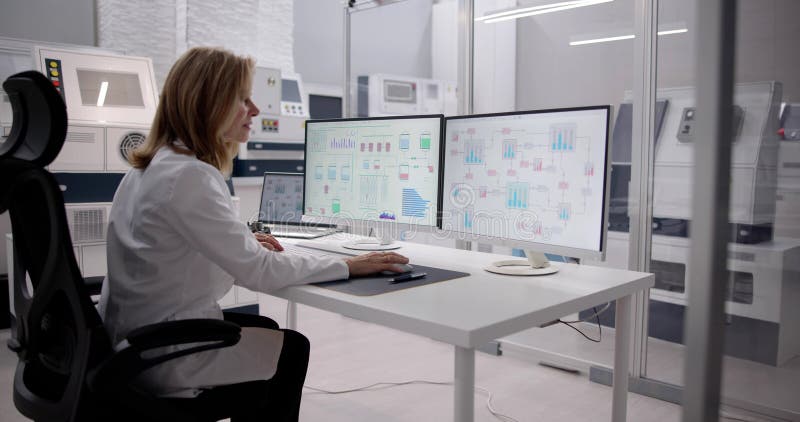 Software Engineer Analyzing Data Stock Photo - Image of hand, electronics: 295952974