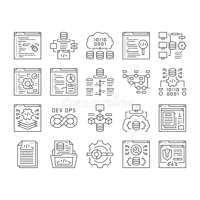 Bar Code Icons. Vector Illustration Stock Illustration - Illustration of retail, product: 139388946