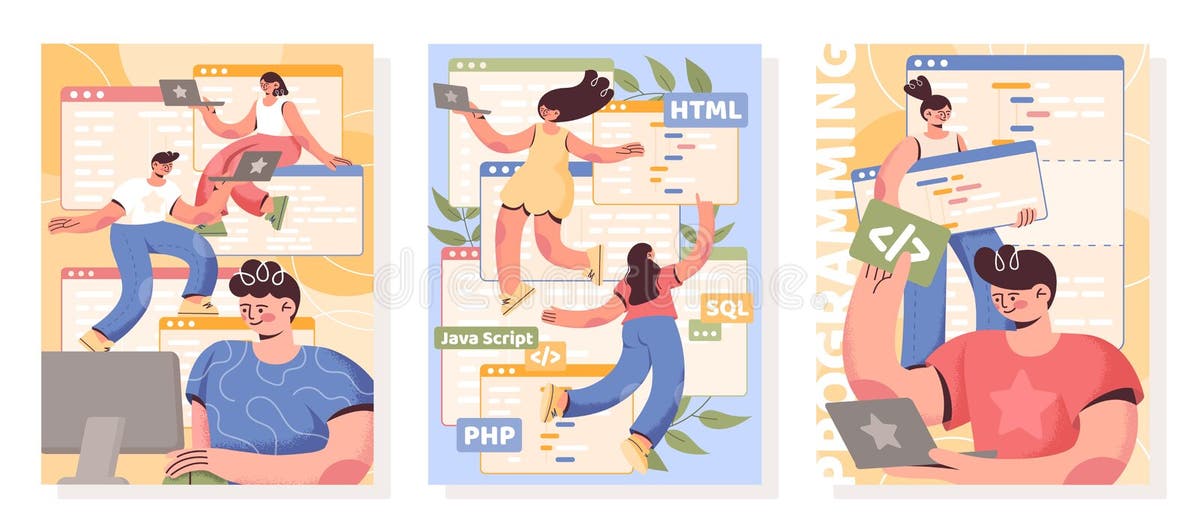 Computer Coders Stock Illustrations – 137 Computer Coders Stock ...