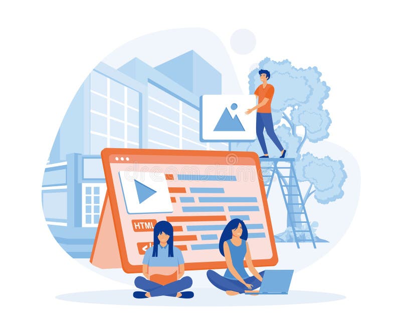 Engineering Programmer Development Software Programming Concept For Web Page Banner
