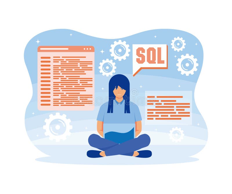 Software Engineer Concept Web Design And Development Programmer And Coding Website Or App