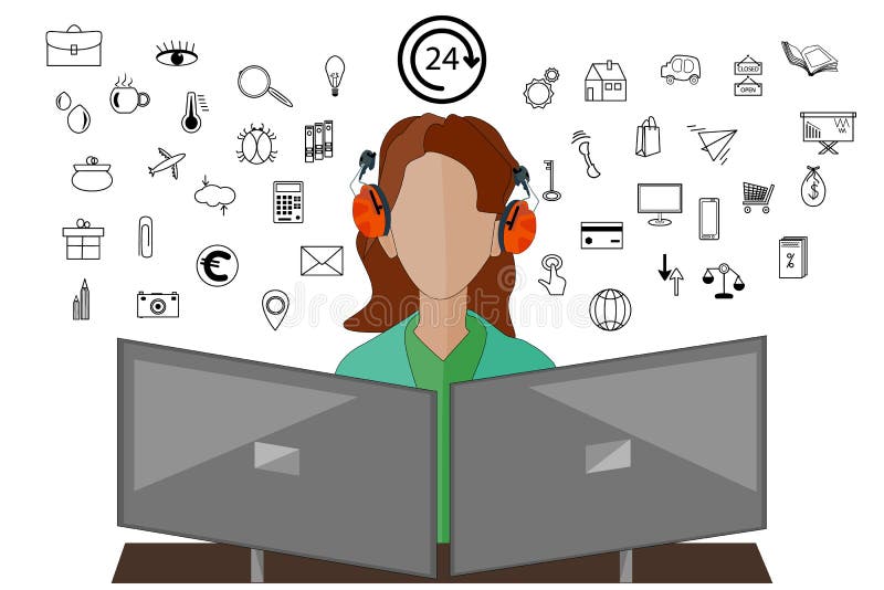 Software Engineer Isolated On White Background Computer Programmer At