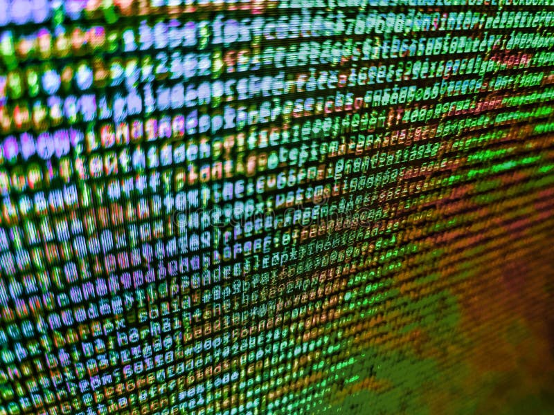 Software Engineer At Work Program Code Php Html Css Of Site Real Html Code Developing Screen