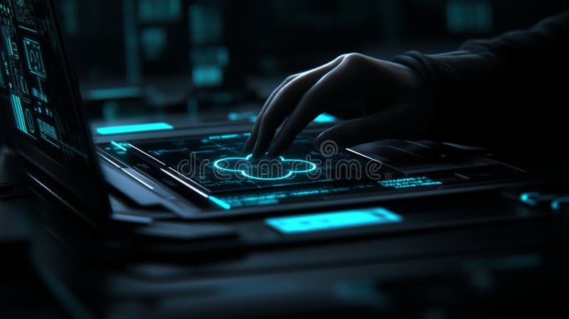 Holographic Sci-Fi Futuristic Vibe Abstract Shiny Background Stock ...