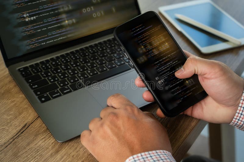 Software Engineer Working on a Laptop Website Application Development ... Software Engineer Working on a Laptop Website Application Development ...