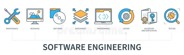 Software Engineering Concept Vector Infographics Stock Vector ...
