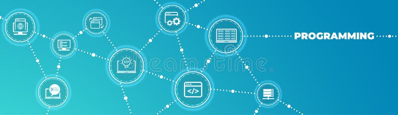 Software Engineering Or Programming Vector Illustration Software Design And Development Process