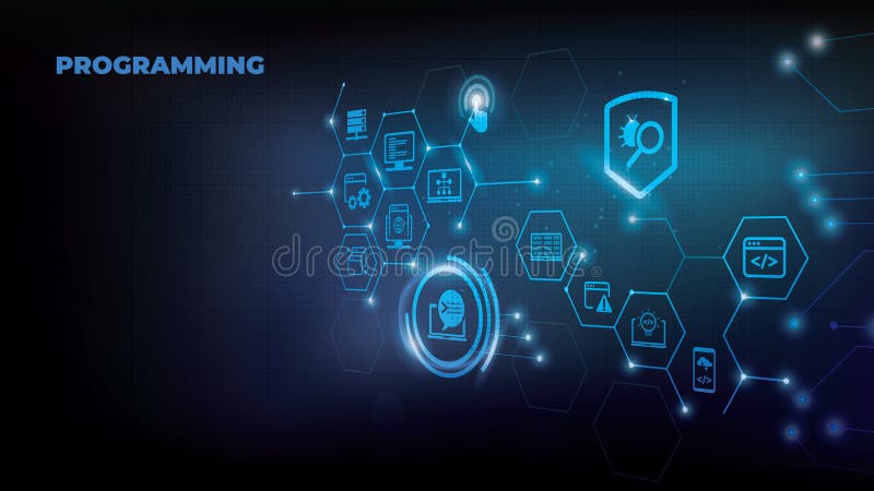 Software Engineering or Programming Vector Illustration. Software ...