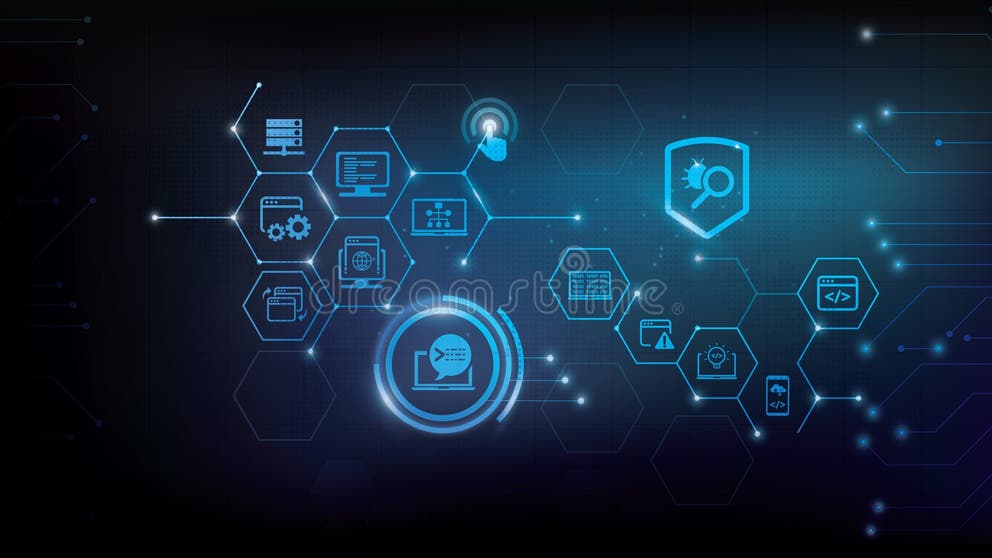 Software Engineering or Programming Vector Illustration. Software ...