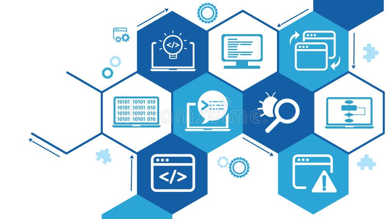 Software Engineering or Programming Vector Illustration. Stock Vector ... Software Engineering or Programming Vector Illustration. Stock Vector ...