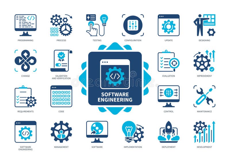 Software Engineering Concept Vector Infographics Stock Vector ...