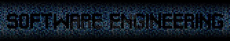 Software Engineering-Text Auf Abstrakter Hex-Illustration Stock ...