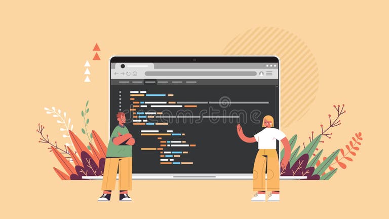 Software Engineers Working Project Stock Illustrations – 116 Software ...