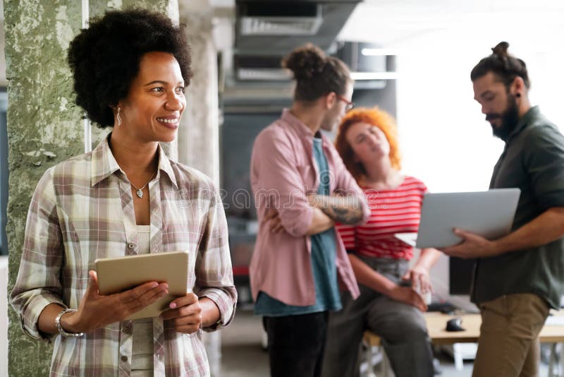 Software Engineers Working on Project and Programming in Company ...