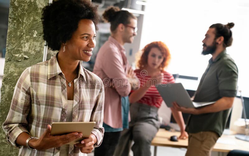 Software Engineers Working on Project and Programming in Company. Startup Business Concept Stock ...