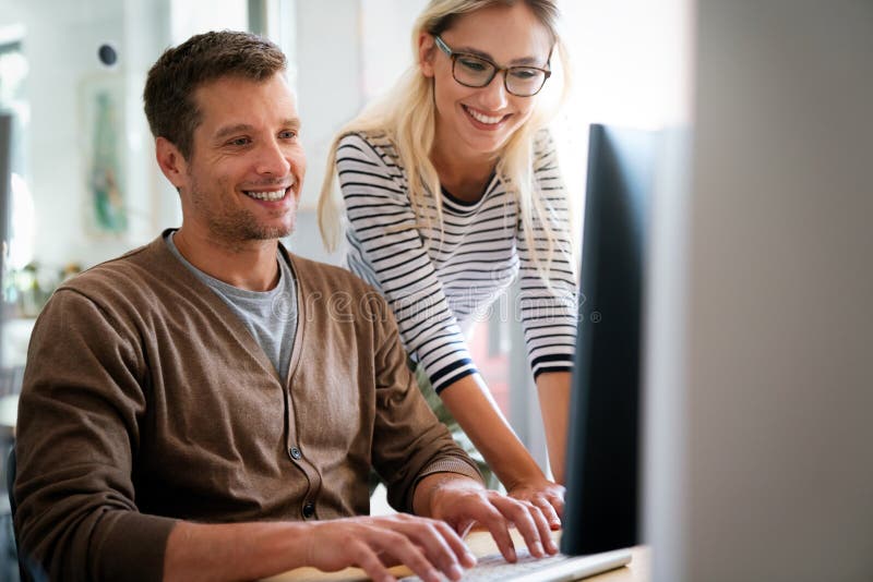 Software Engineers Working On Project And Programming In Company Startup Business Group Concept