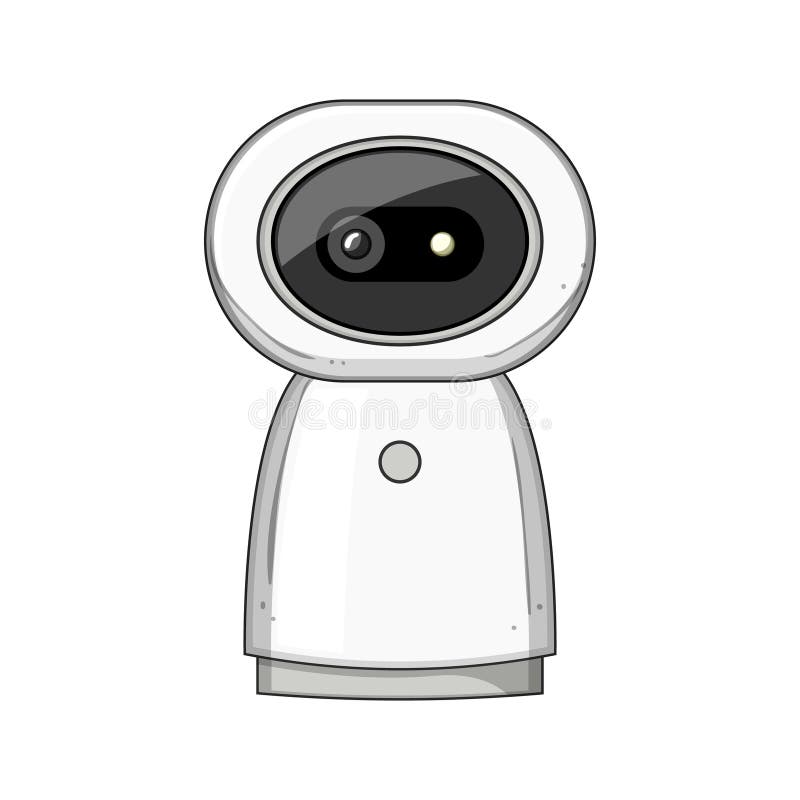 Software Facial Recognition Camera Cartoon Vector Illustration Stock ...