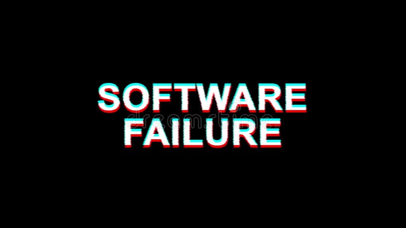 Software Failure Warning Alert Error Message Flashing on Screen ... Software Failure Warning Alert Error Message Flashing on Screen ...
