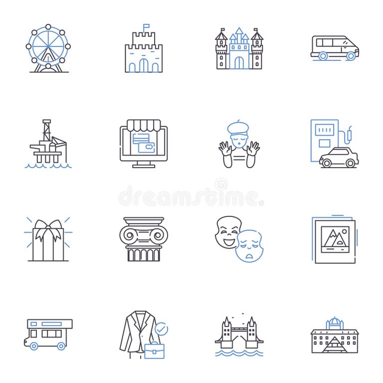 Software Field Line Icons Collection. Coding, Development, Programming ...