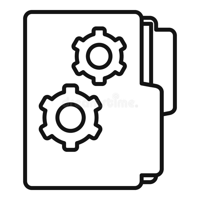 Software Folder Icon, Outline Style Stock Vector - Illustration of ... Software Folder Icon, Outline Style Stock Vector - Illustration of ...