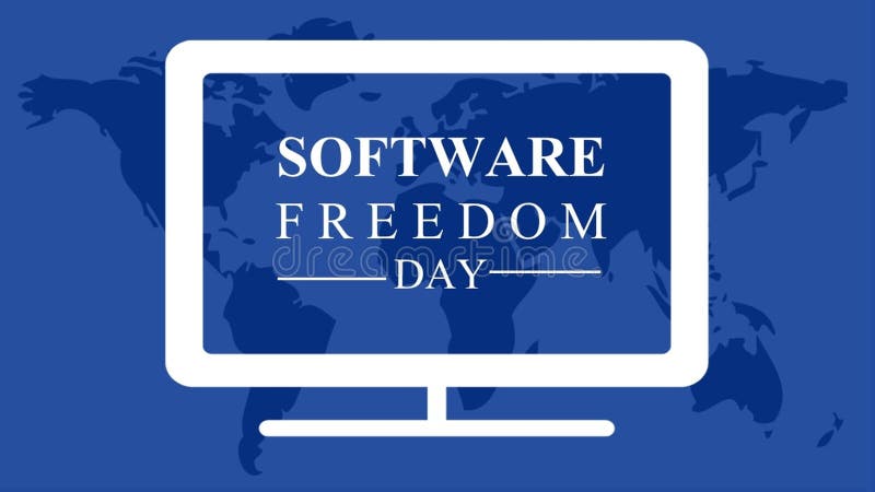 Software freedom day stock vector. Illustration of banner - 223008655