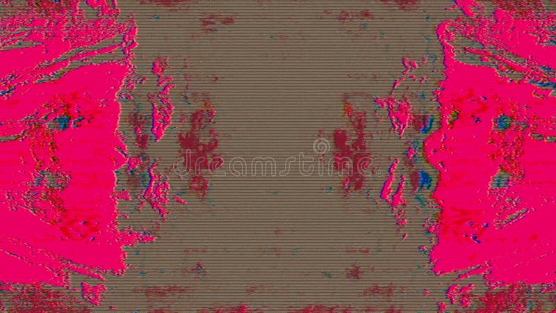 Software Generated Futuristic Animation, Rainbow System Error Effect ...