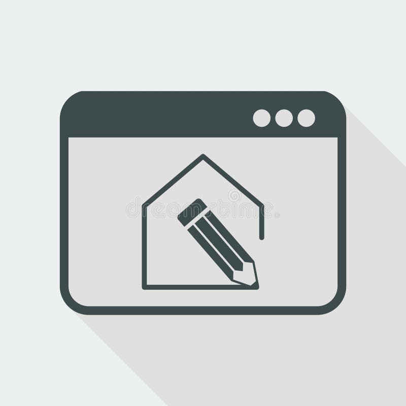 Software for house design stock vector. Illustration of pencil - 117825229