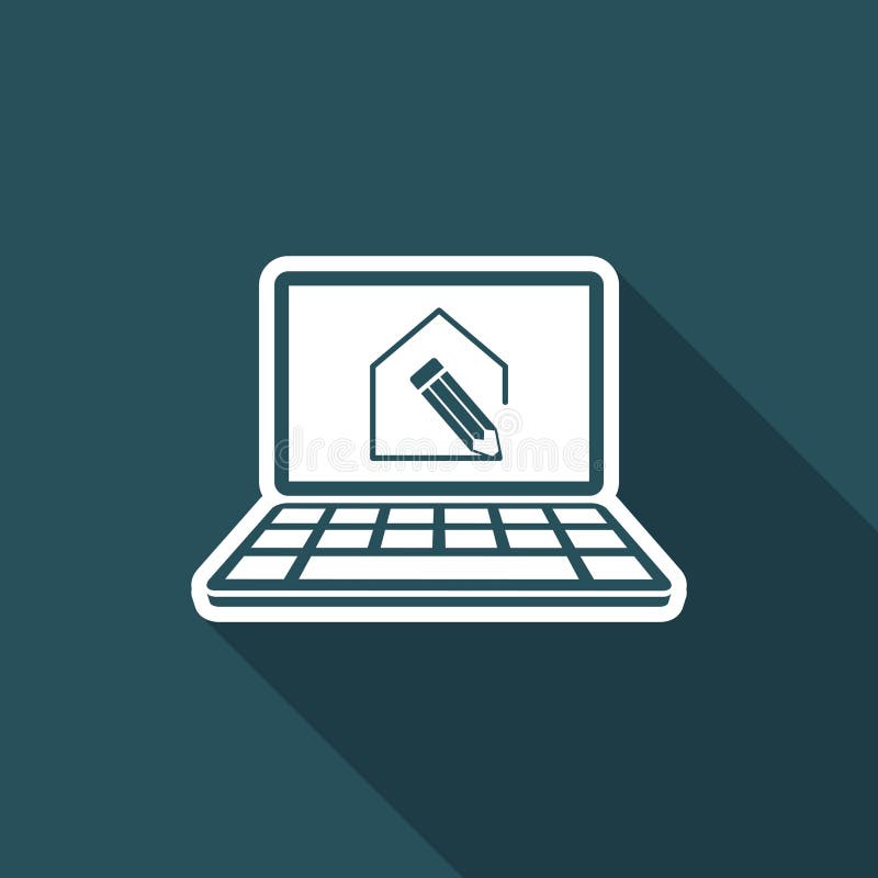 Software for house design stock vector. Illustration of icon - 118523710