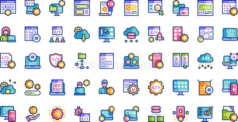 Software Icons High-Quality Vector Icons Collection with Editable ...