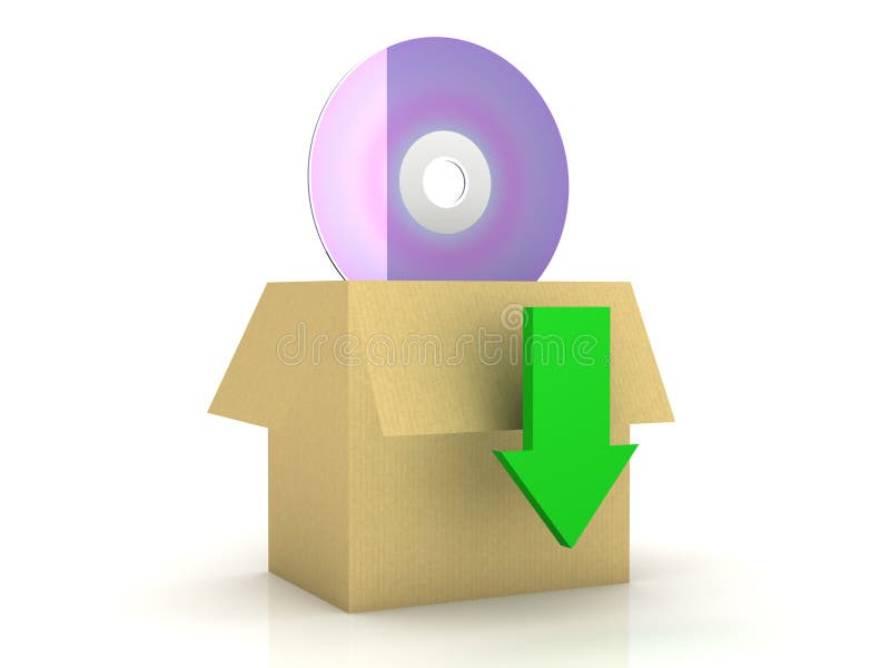 Software install package stock illustration. Illustration of digital ...