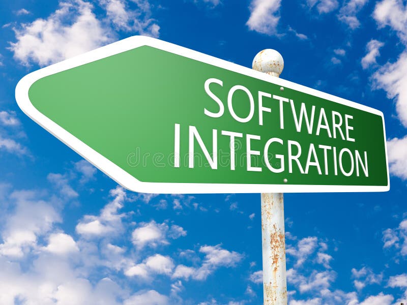 Software Integration stock illustration. Illustration of business ...