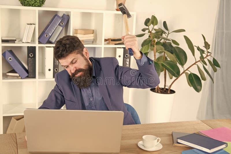 Software License Agreement. Destroy Laptop. Hateful Job. Bad Computer ...