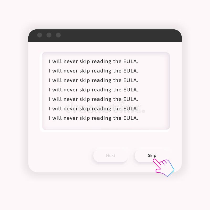 Eula Acceptance Stock Illustrations – 2 Eula Acceptance Stock ...