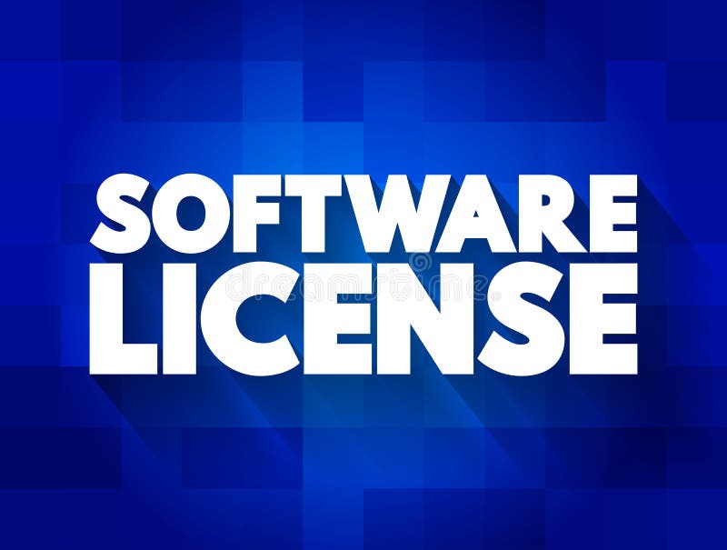 Software License Stock Illustrations – 1,209 Software License Stock ...