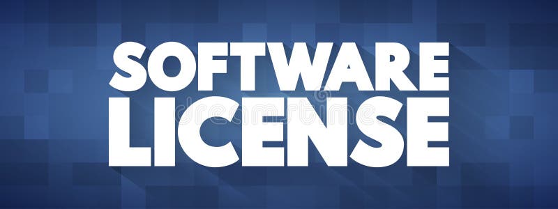 Software License Stock Illustrations – 1,209 Software License Stock ...