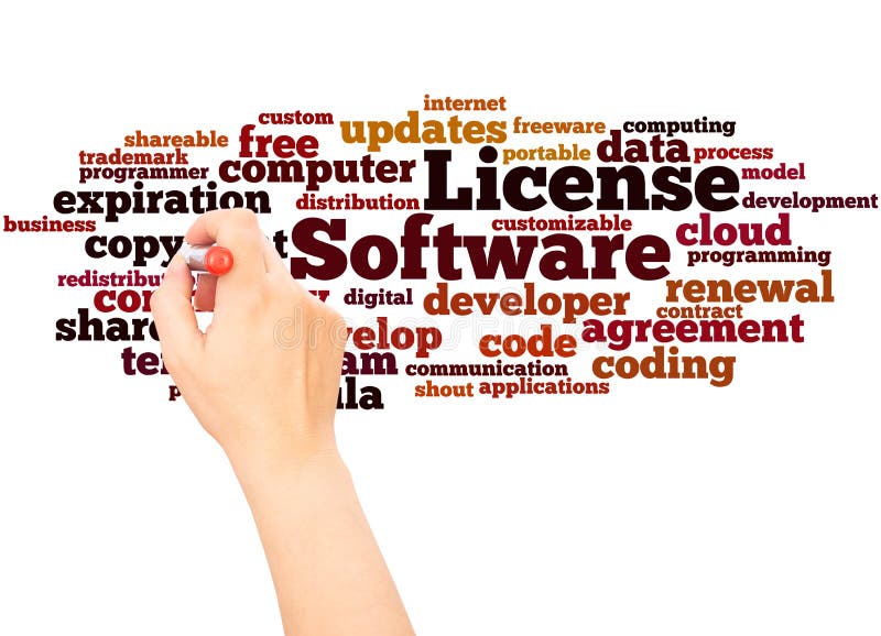 Software, Word Cloud Concept 5 Stock Illustration - Illustration of ...