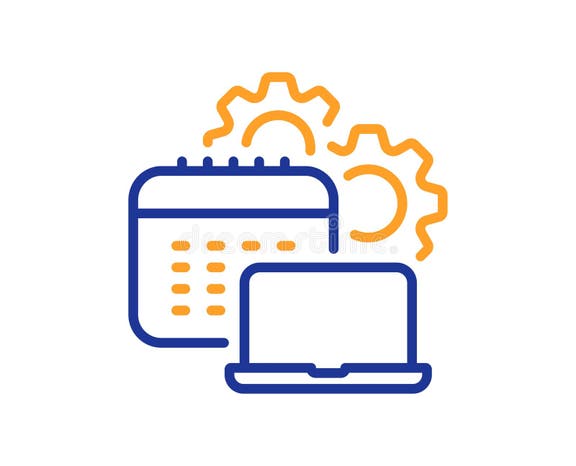 Software Line Icon. Code Deployment Sign. Vector Stock Illustration ...