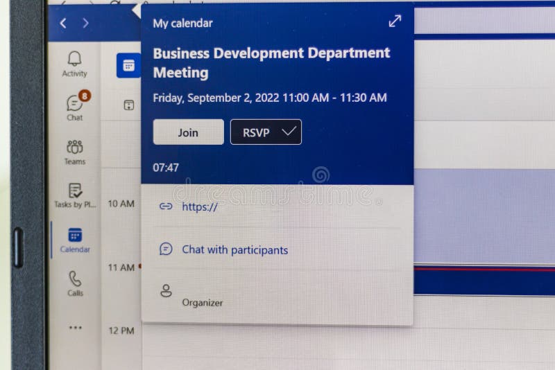 Software Message on the Computer Screen. Technology Stock Image - Image ...