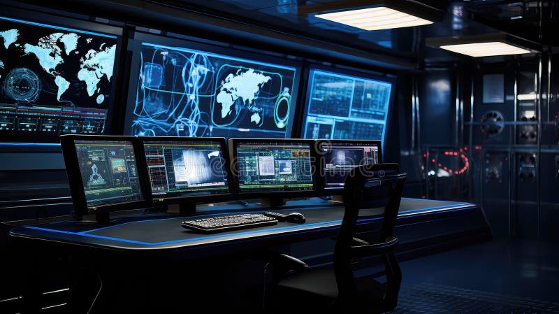 Software navy computer stock illustration. Illustration of generated ...