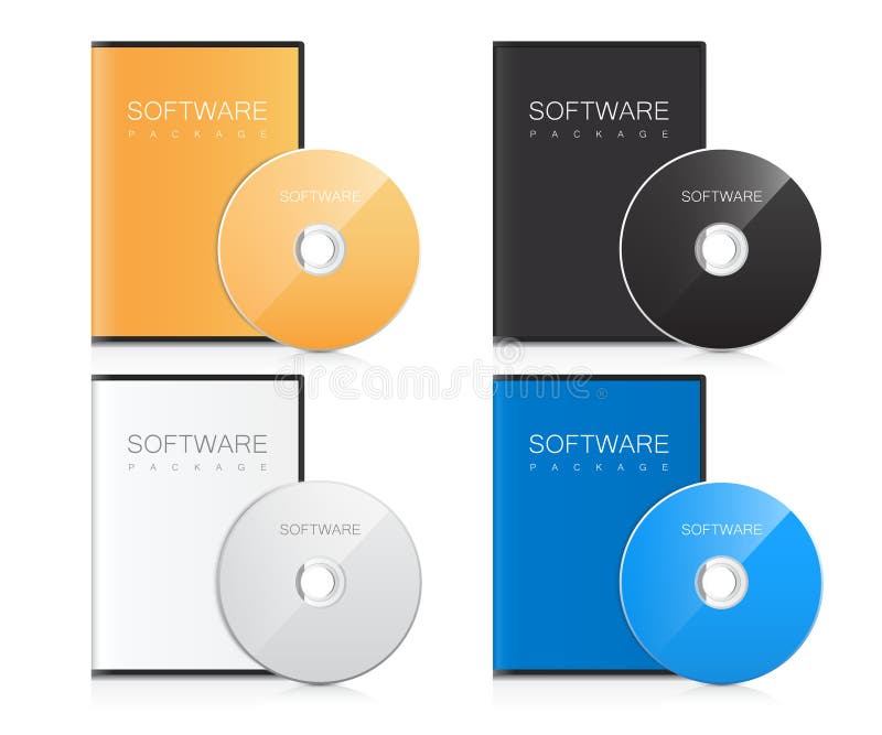 Software package stock vector. Illustration of packaging - 108369397