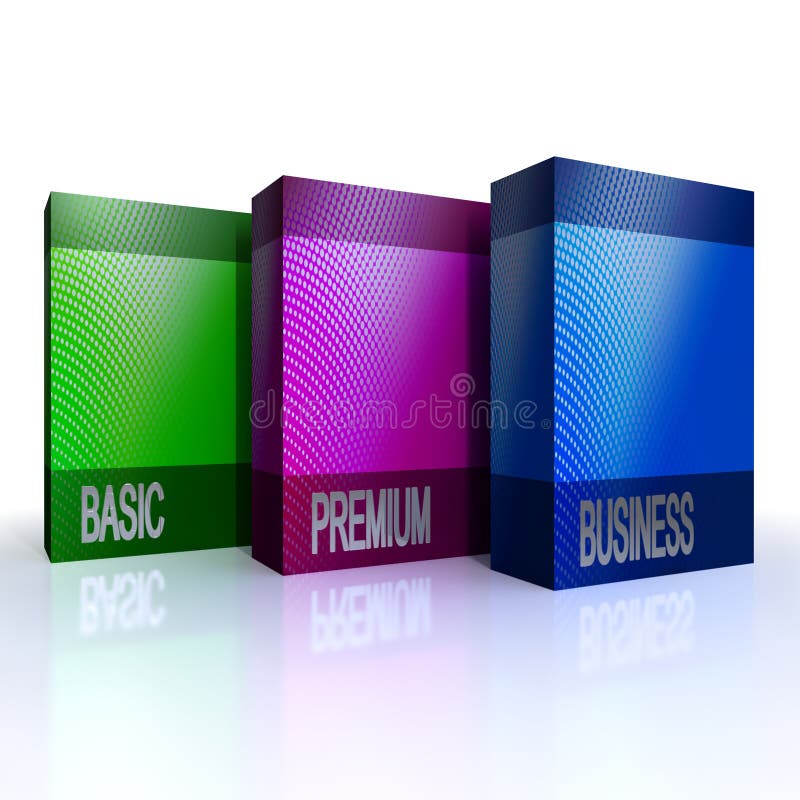 Web Site Template for Software House Stock Vector - Illustration of ...