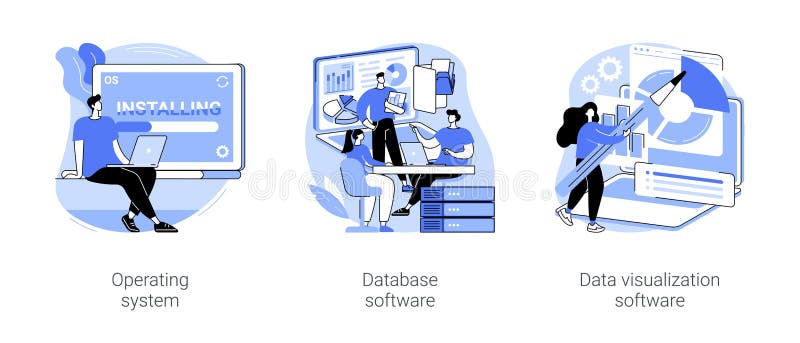 Software Products Isolated Cartoon Vector Illustrations Se Stock Vector ... Software Products Isolated Cartoon Vector Illustrations Se Stock Vector ...