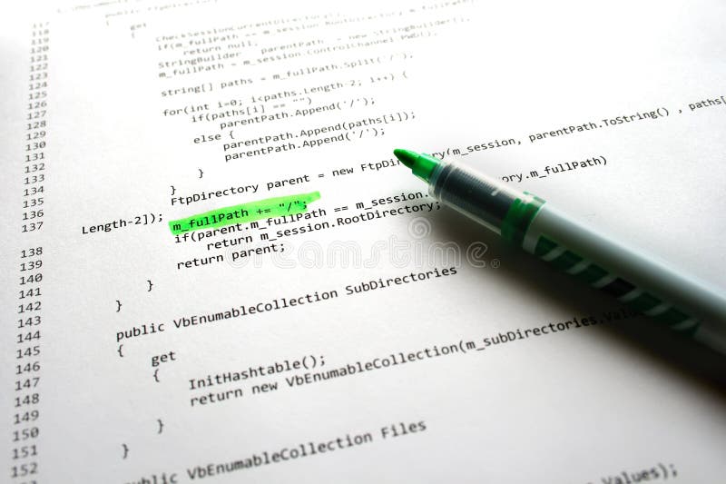 Software-Programmcode stockbild. Bild von perl, binär - 16827889