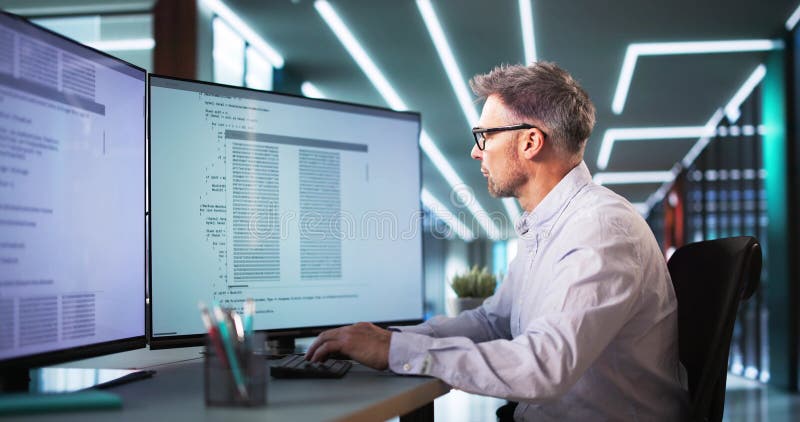 Software Programmer or Coder Man Stock Photo - Image of extreme, programming: 355719084