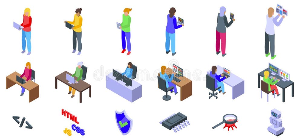 Programmer Girl 3d Stock Illustrations 98 Programmer Girl 3d Stock Illustrations Vectors