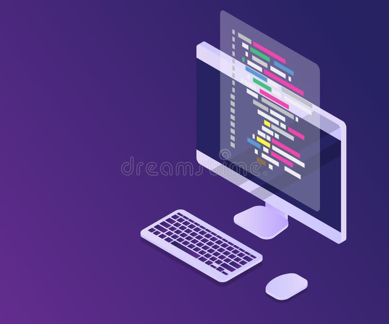 Programming Coding Concept Flat Background Vector Stock Illustrations ... Programming Coding Concept Flat Background Vector Stock Illustrations ...