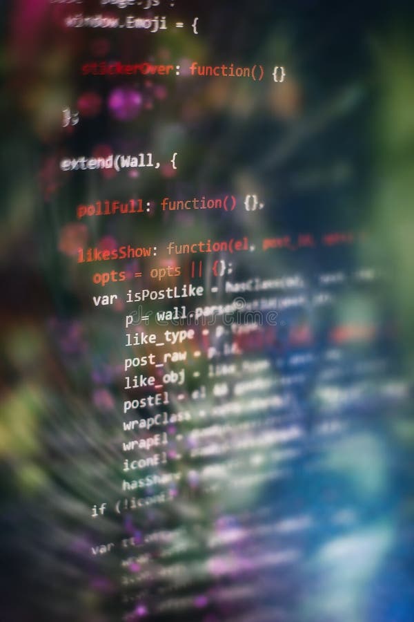 Software Programming Work Time. Program Development Concept Stock Photo ...